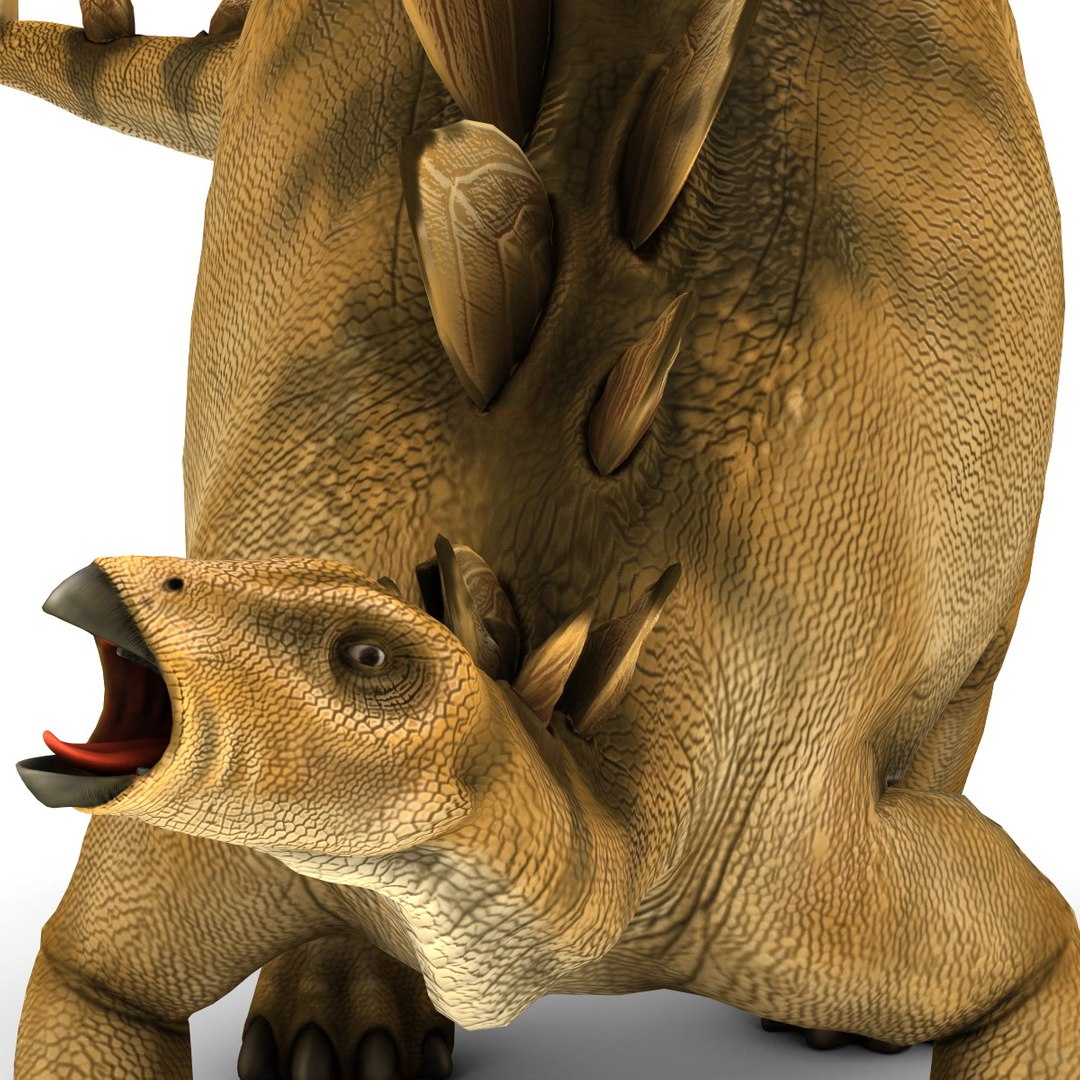 stegosaurus pose 2 3d model
