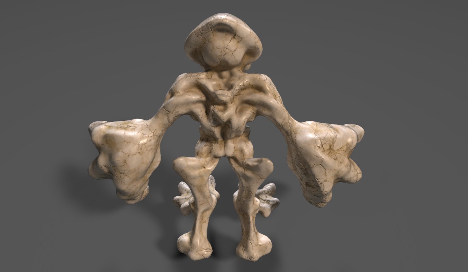 3D Alien Low-poly Model - TurboSquid 1381113