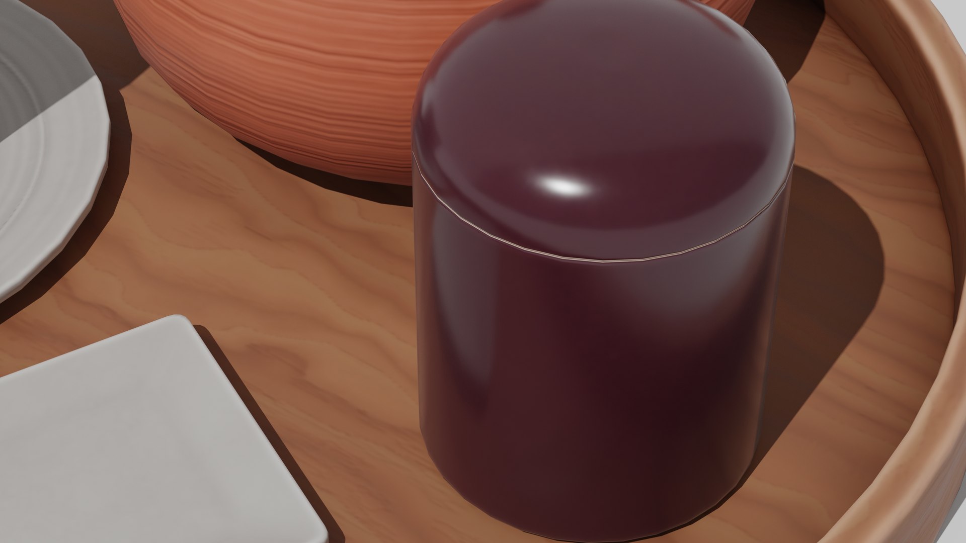 Japanese Furniture Kit - Tea Kit model - TurboSquid 1966789