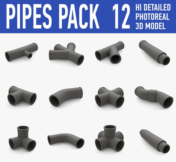 STL Pipe Models | TurboSquid