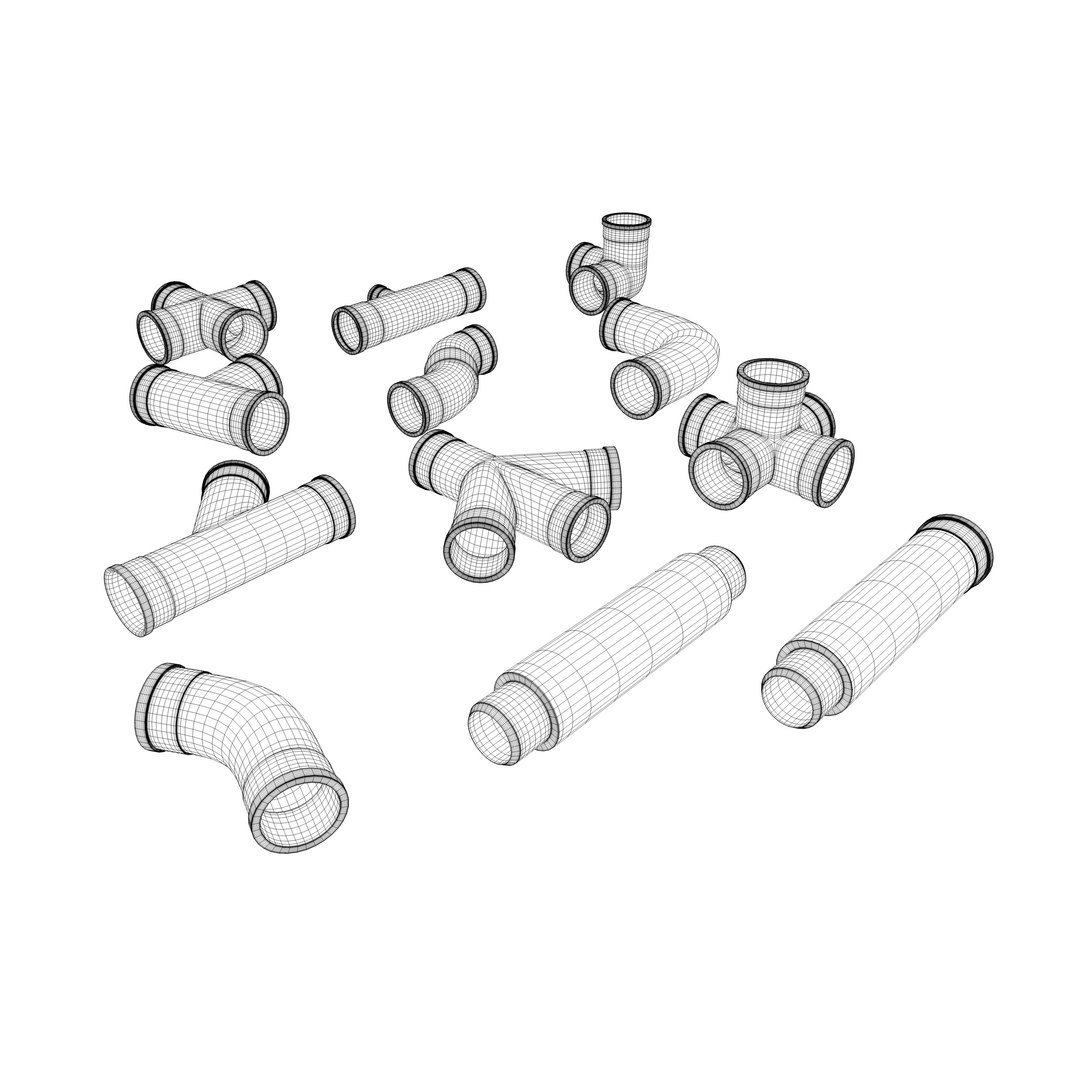3d Model Of Pipes Pack