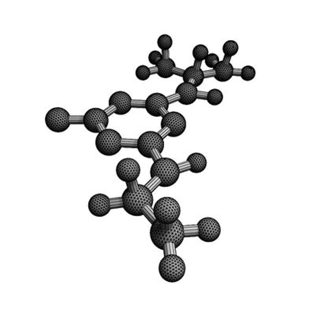 Atrazine Molecule Structure 3d Model