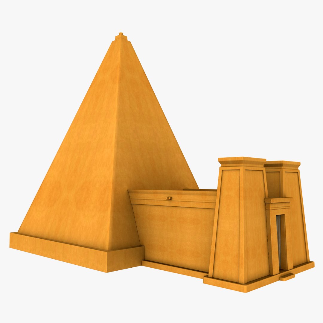 3d Model Sudanese Nubian Pyramid