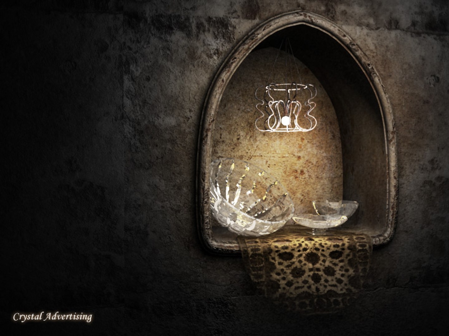 3d Crystal Advertising Model