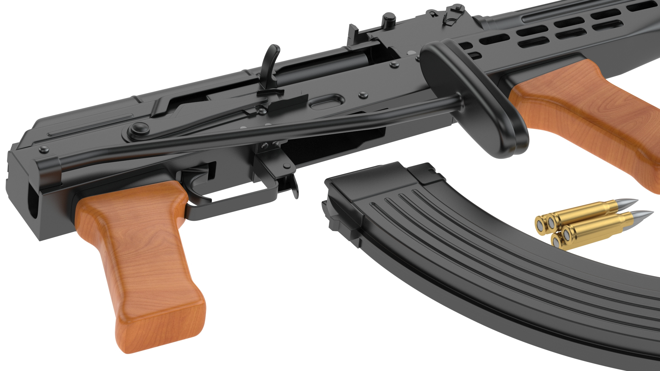 Amd-65 rifle model - TurboSquid 1701369