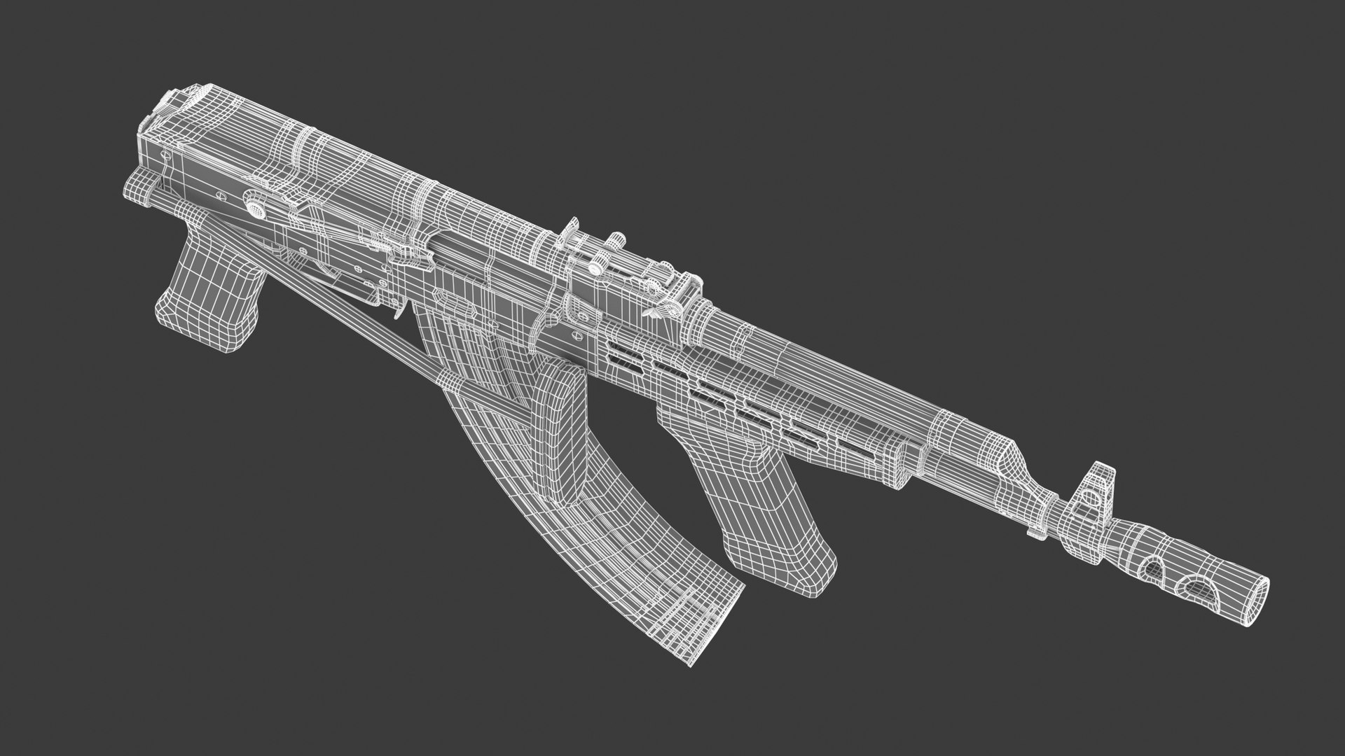 Amd-65 Rifle Model - TurboSquid 1701369