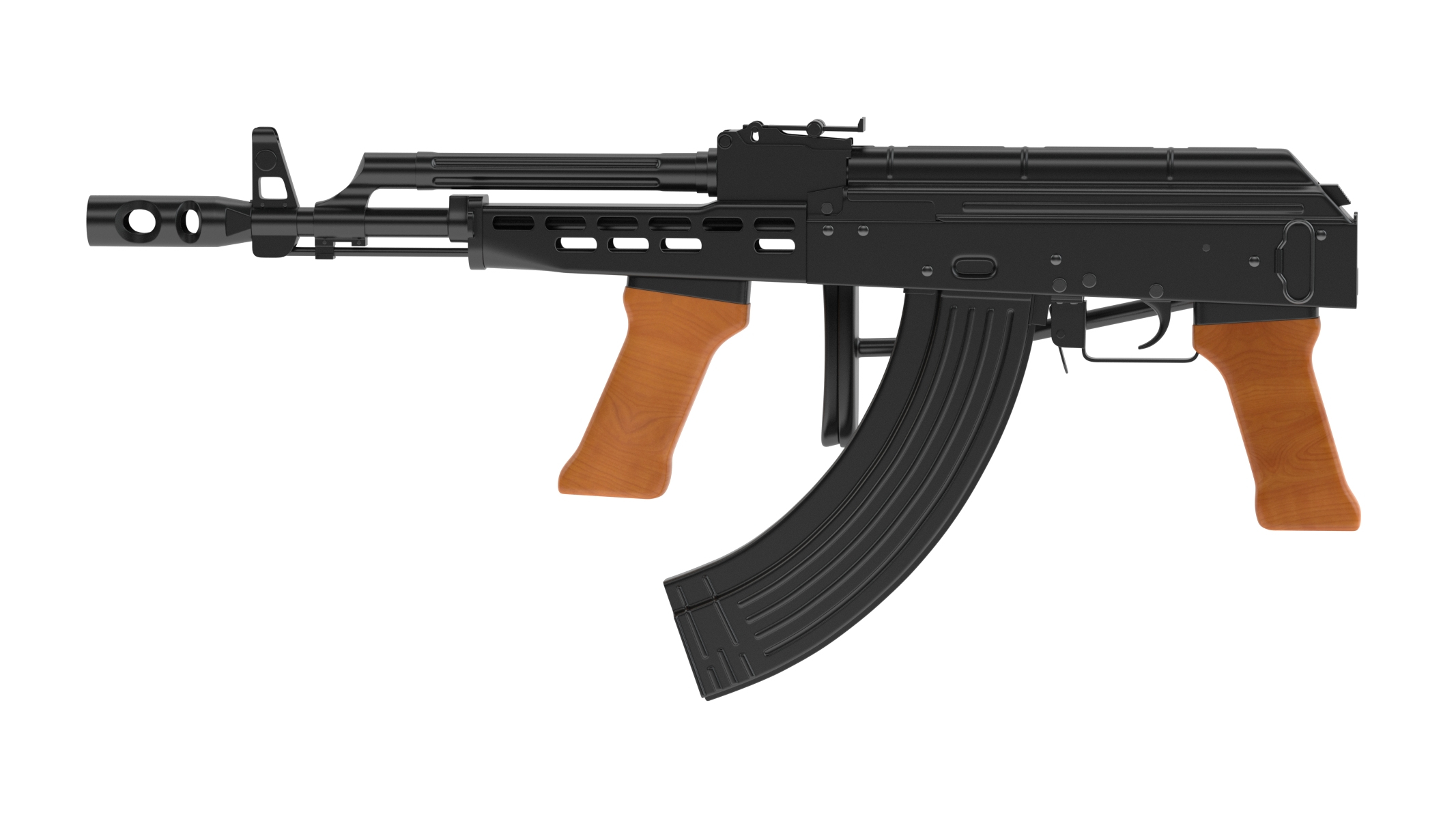 Amd-65 rifle model - TurboSquid 1701369