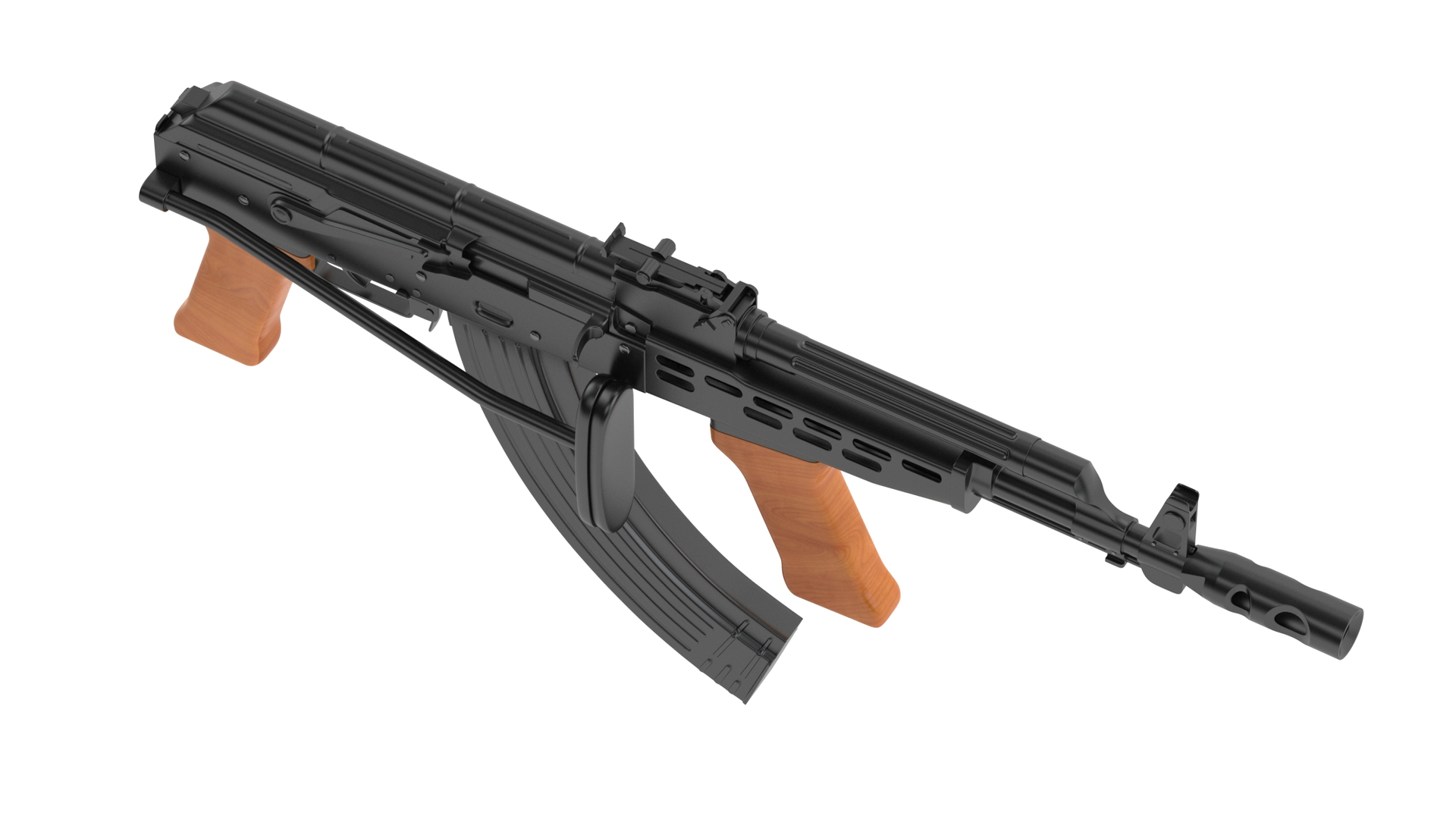 Amd-65 rifle model - TurboSquid 1701369