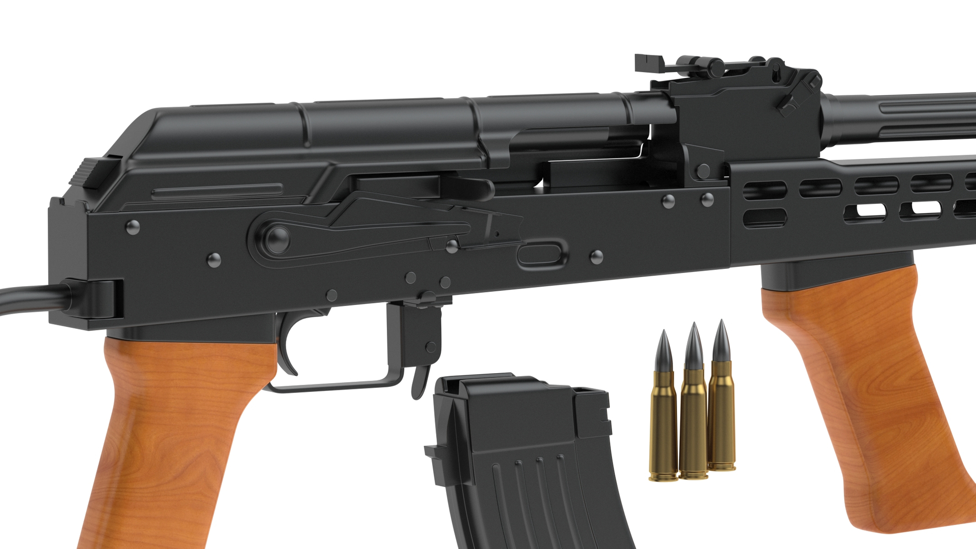 Amd-65 rifle model - TurboSquid 1701369