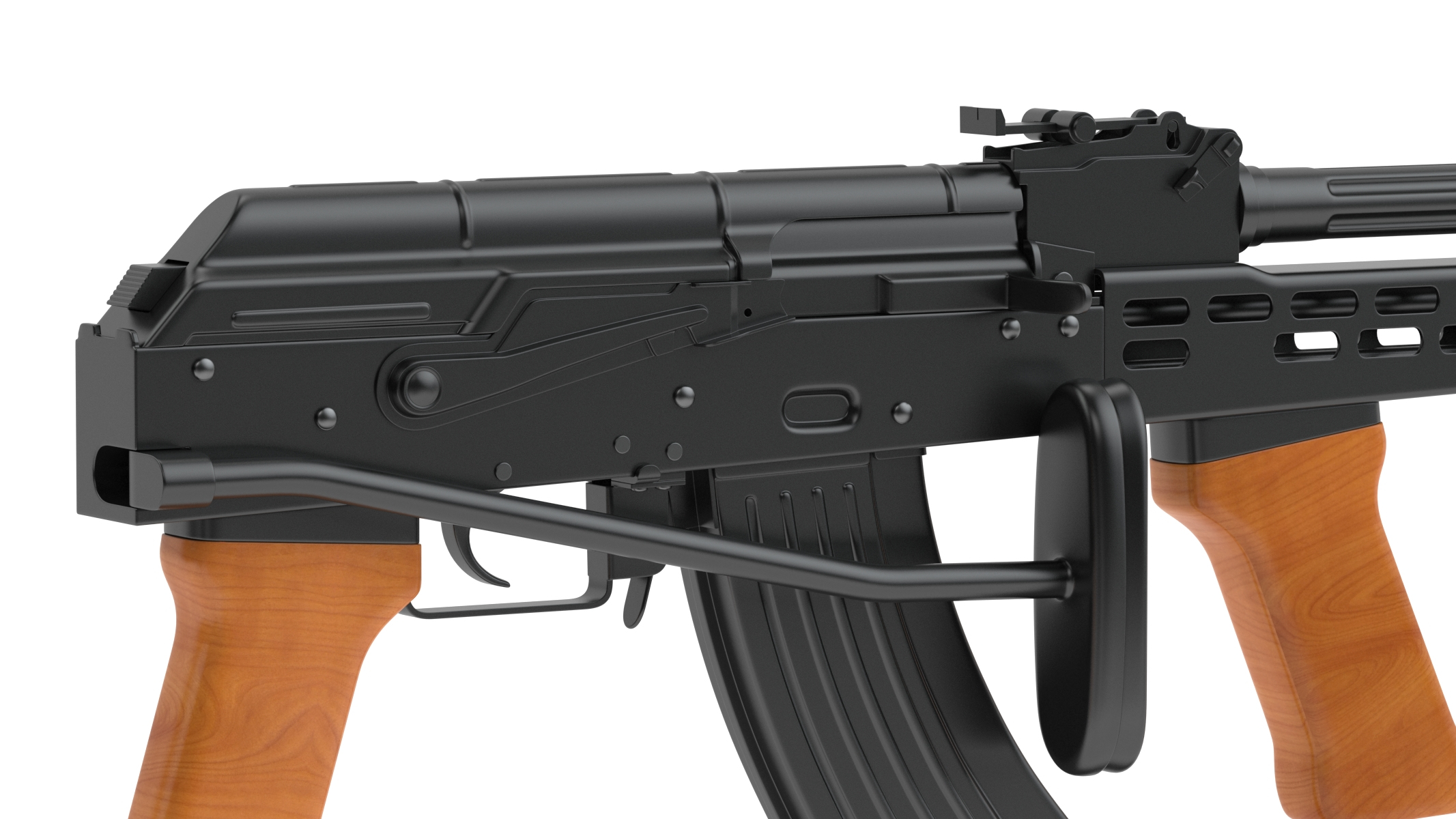 Amd-65 rifle model - TurboSquid 1701369