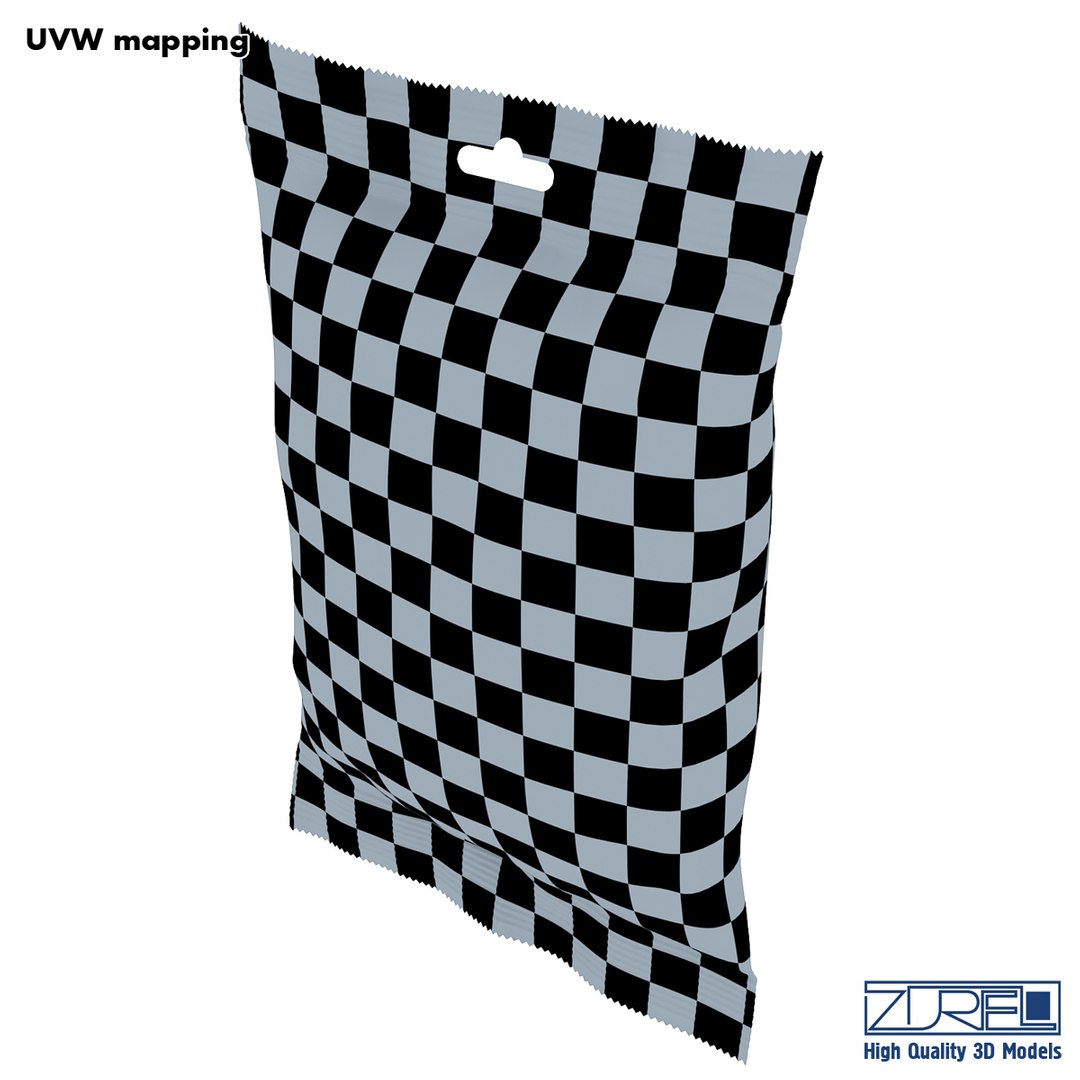 Food Packaging 50 Grams 3d Model