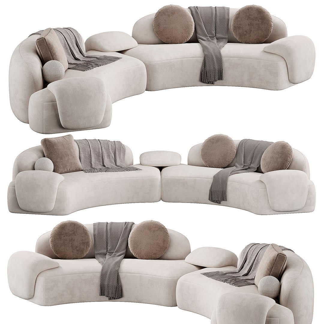 3D AMA Sofa By Paolo Castelli Model - TurboSquid 2099154