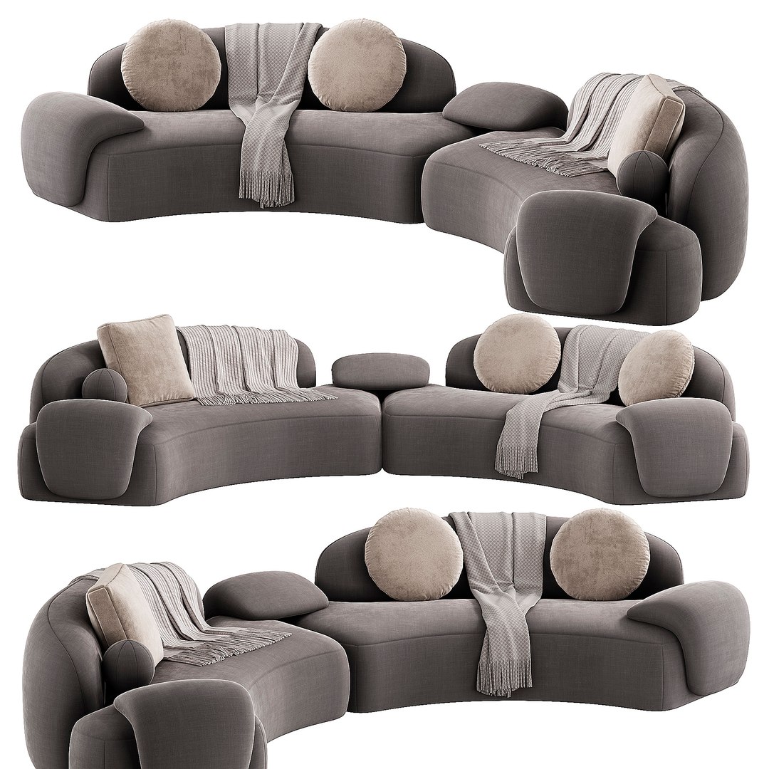 3D AMA Sofa By Paolo Castelli Model - TurboSquid 2099154