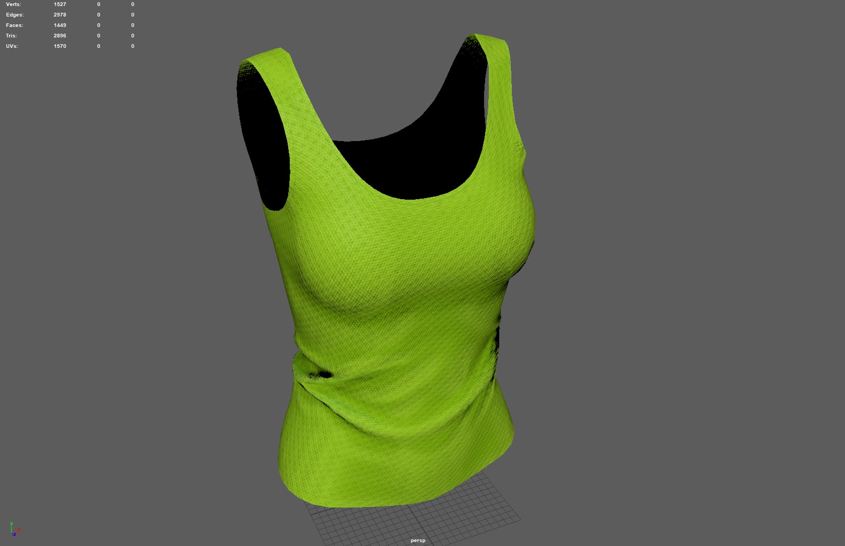 Women tank top 3D model - TurboSquid 2083017