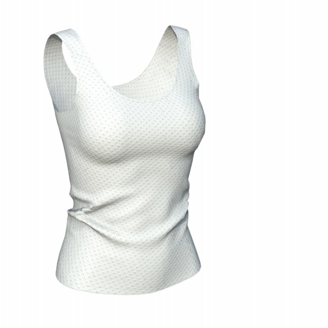 Women tank top 3D model - TurboSquid 2083017