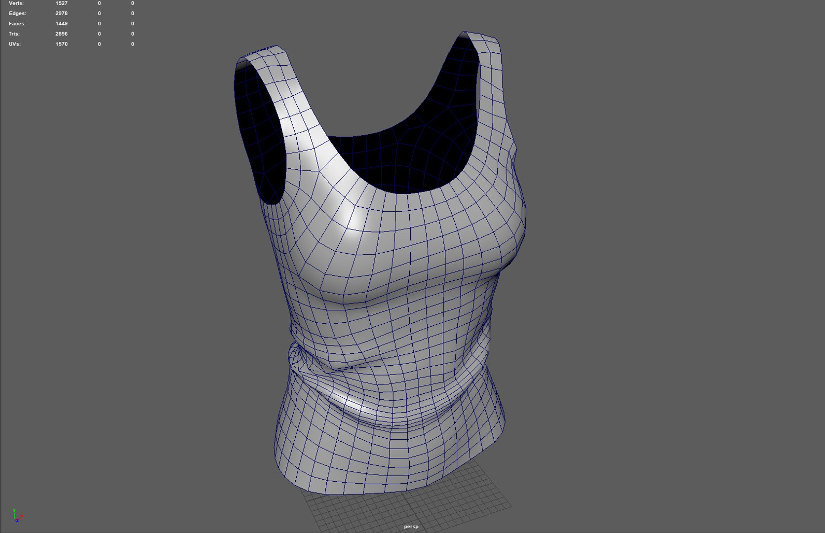 Women tank top 3D model - TurboSquid 2083017