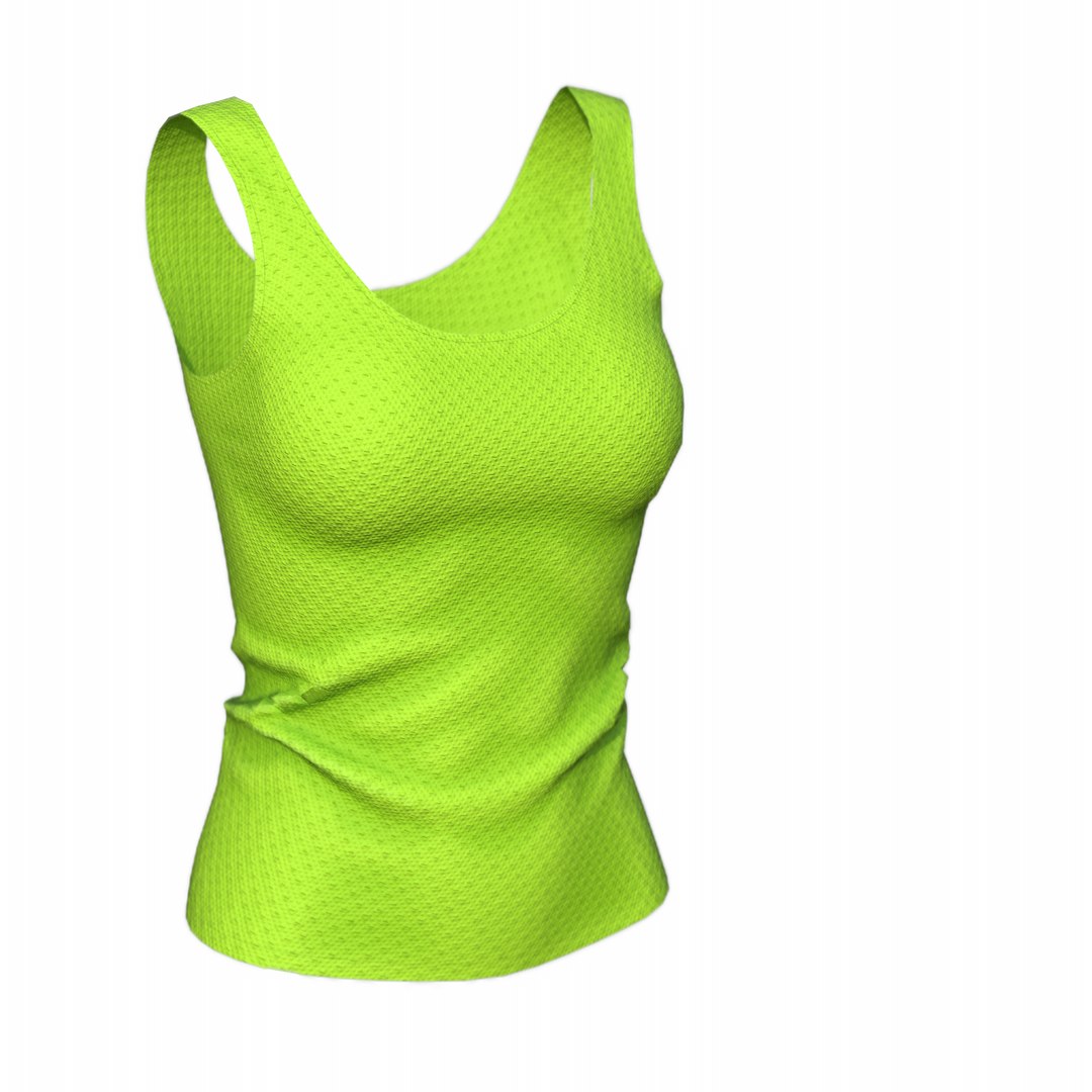 Women tank top 3D model - TurboSquid 2083017