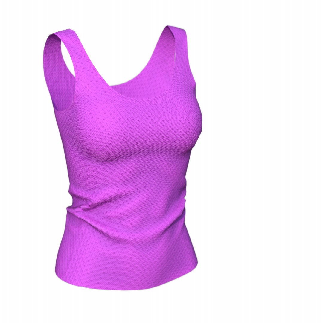 Women tank top 3D model - TurboSquid 2083017