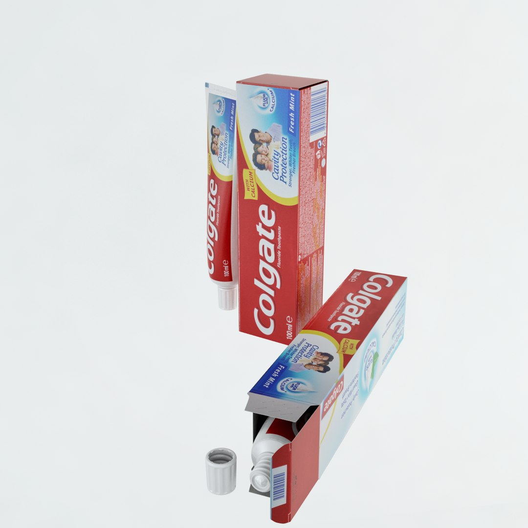 3d Model Colgate Paste