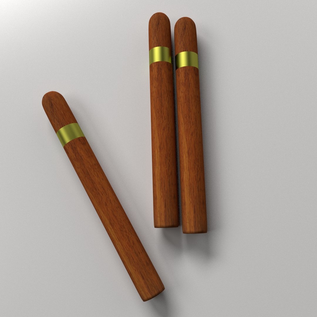 3d Cigar Cig Model