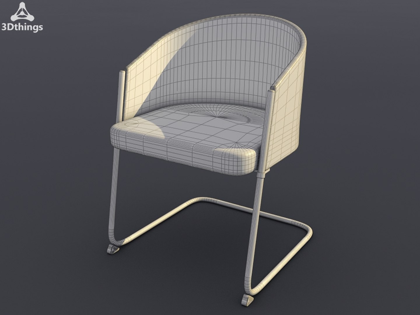 3d Model Conference Chair Set12