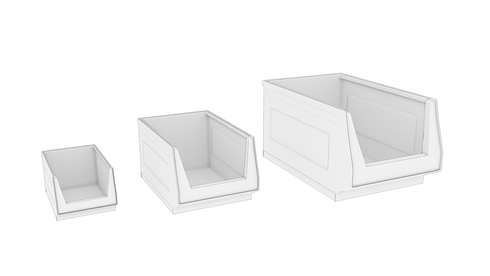 Storage Bin 3D - TurboSquid 1352734