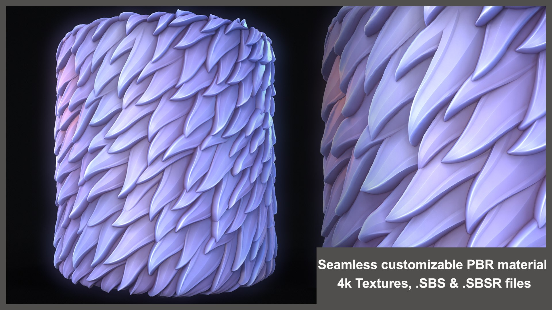 3D Seamless PBR Stylized Fur Material Textures - TurboSquid 2329166
