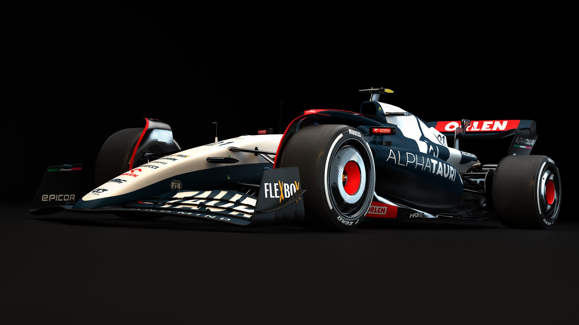 F1 Alpha Tauri AT04 Season 2023 Model - TurboSquid 2045281