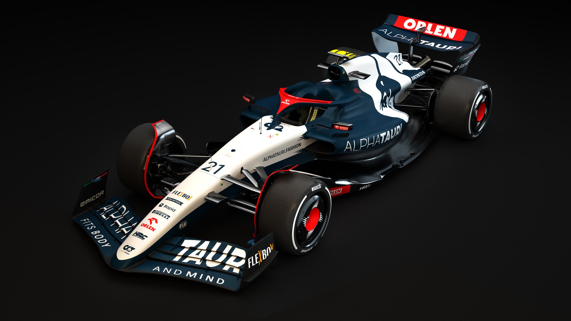 F1 Alpha Tauri AT04 Season 2023 Model - TurboSquid 2045281