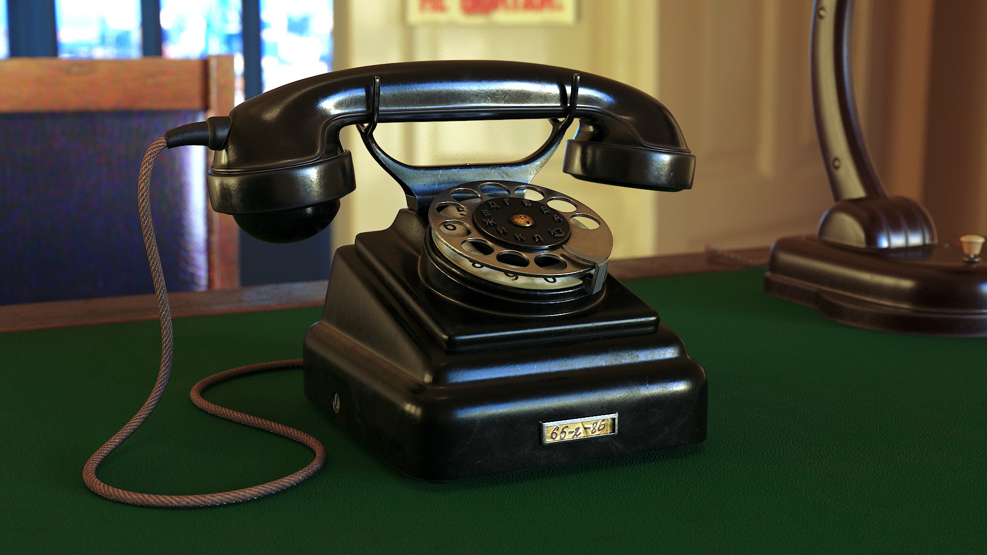 Soviet Rotary Dial Telephone 3D - TurboSquid 1616368