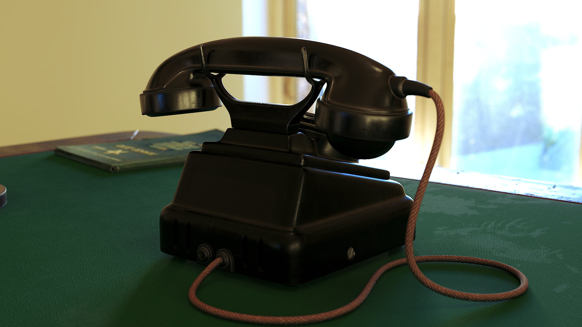 Soviet Rotary Dial Telephone 3D - TurboSquid 1616368