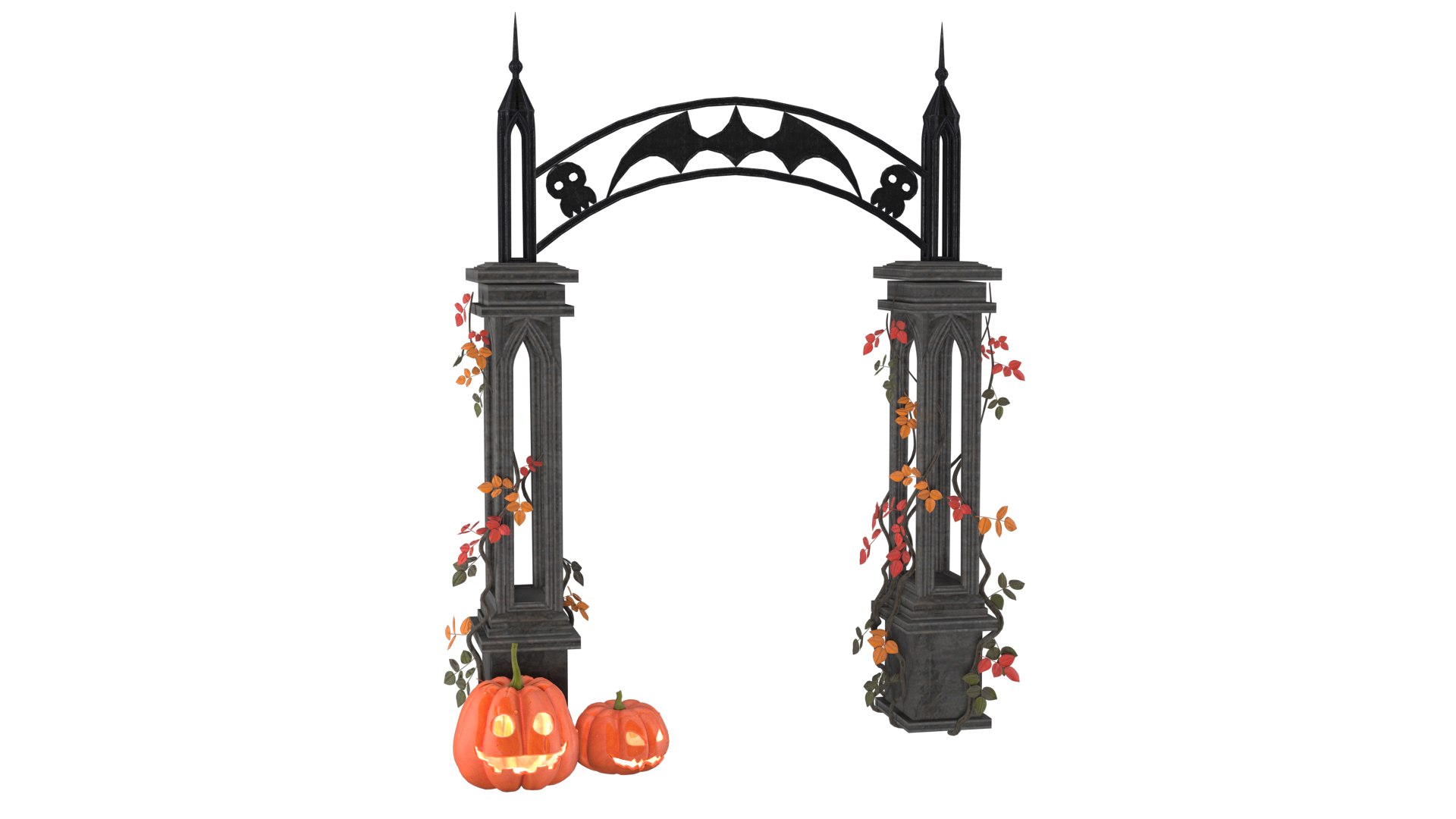 3D Cemetery Gate High-poly Model - TurboSquid 2347521