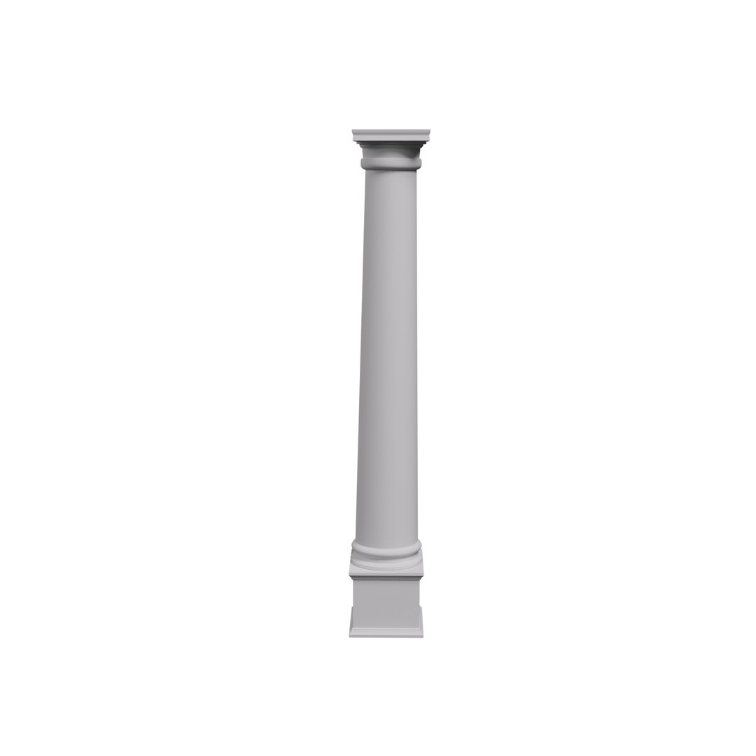 3D Model SMOOTH DORIC COLUMN FOR 3D PRINTING - TurboSquid 2228675