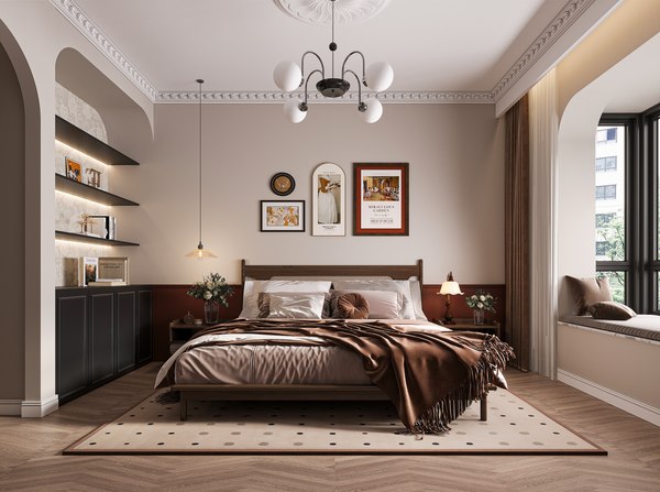 modelo 3d Dormitorio moderno - TurboSquid 2403448