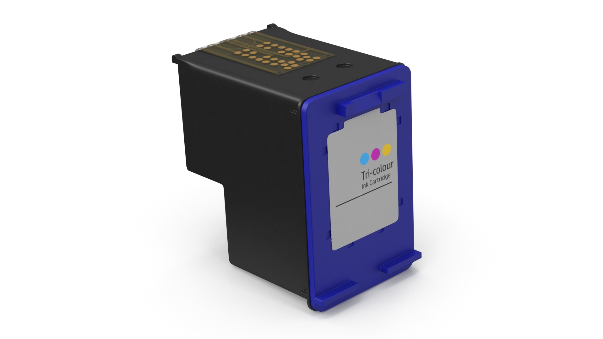 Ink Cartridge Tricolor 3D - TurboSquid 2157510