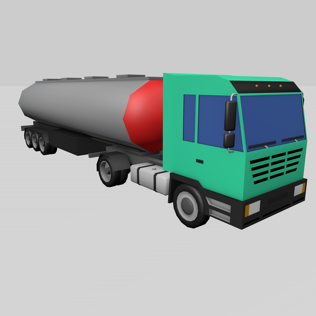 Set Of Trucks And Trailers 3D Model - TurboSquid 2162383