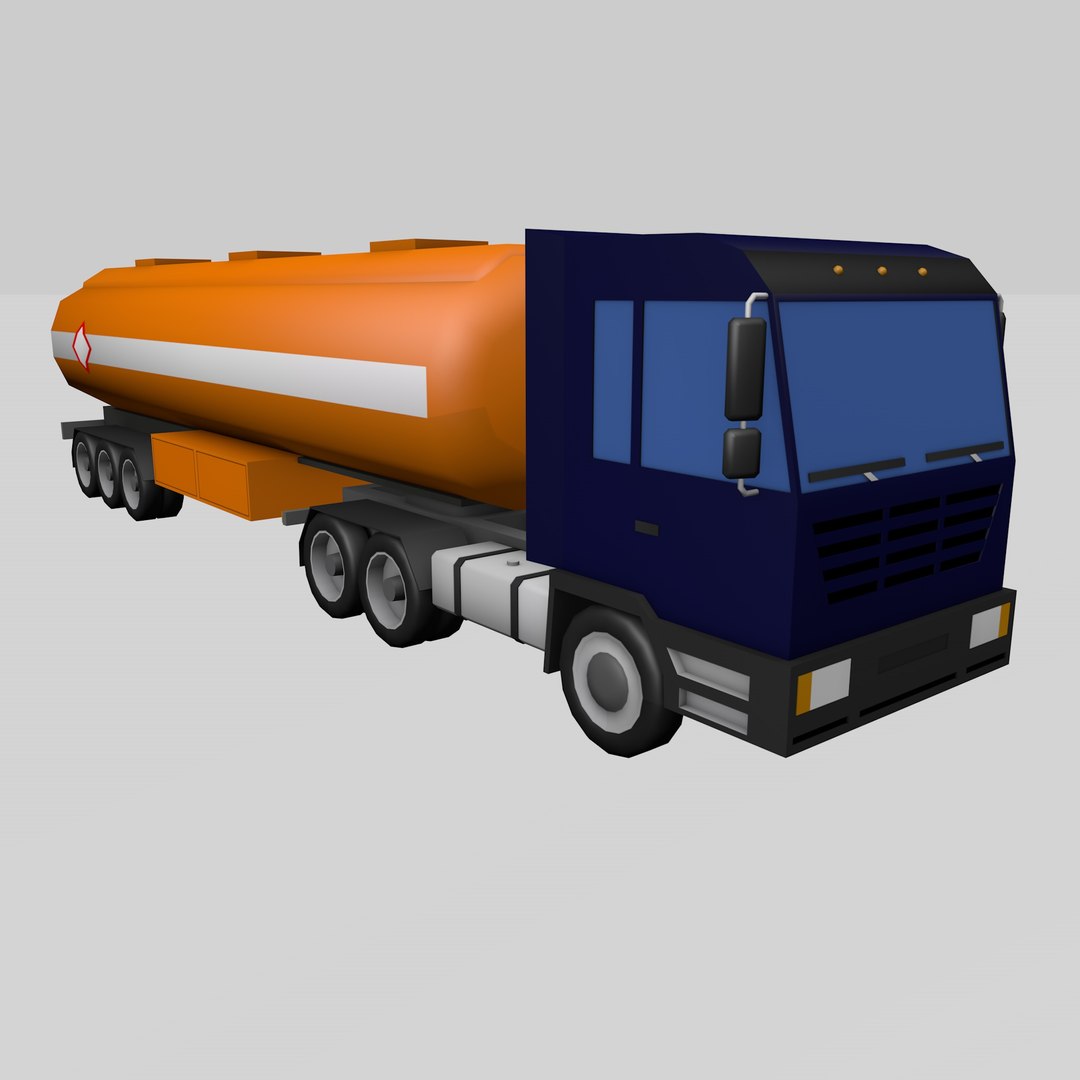 Set Of Trucks And Trailers 3D Model - TurboSquid 2162383