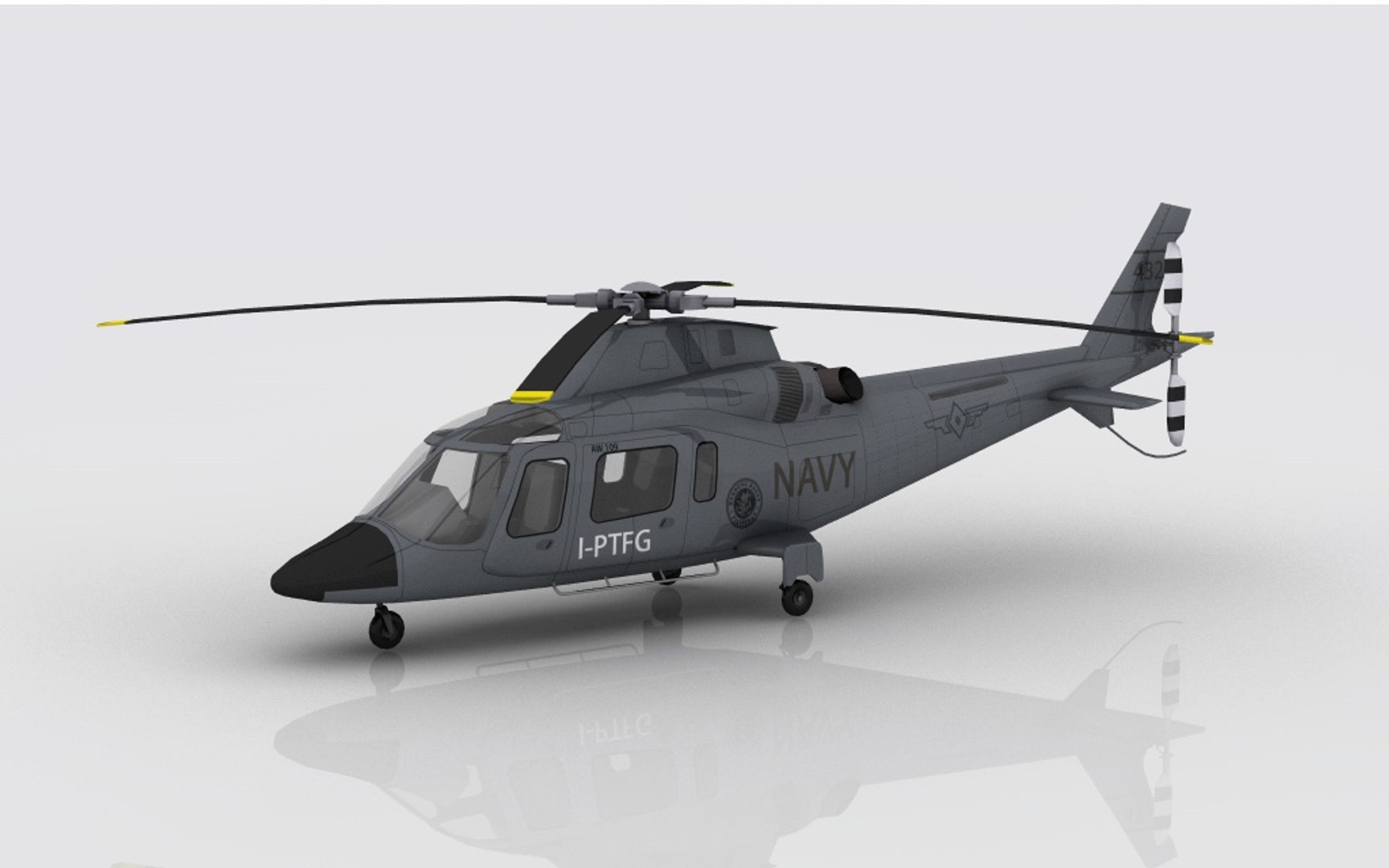 Aw 109 Navy 3D Model - TurboSquid 1220403