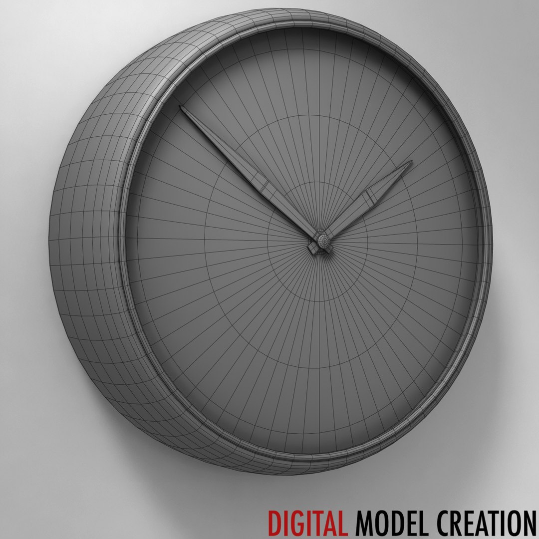 3d Model Wall Clock
