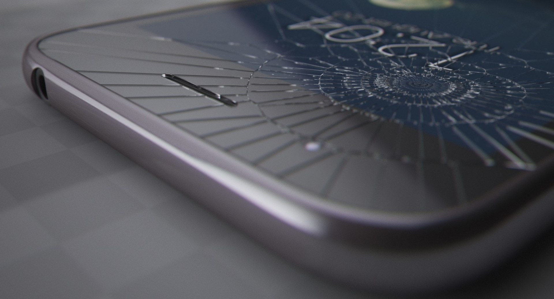 3D General Mobile Phone Broken - TurboSquid 1216175