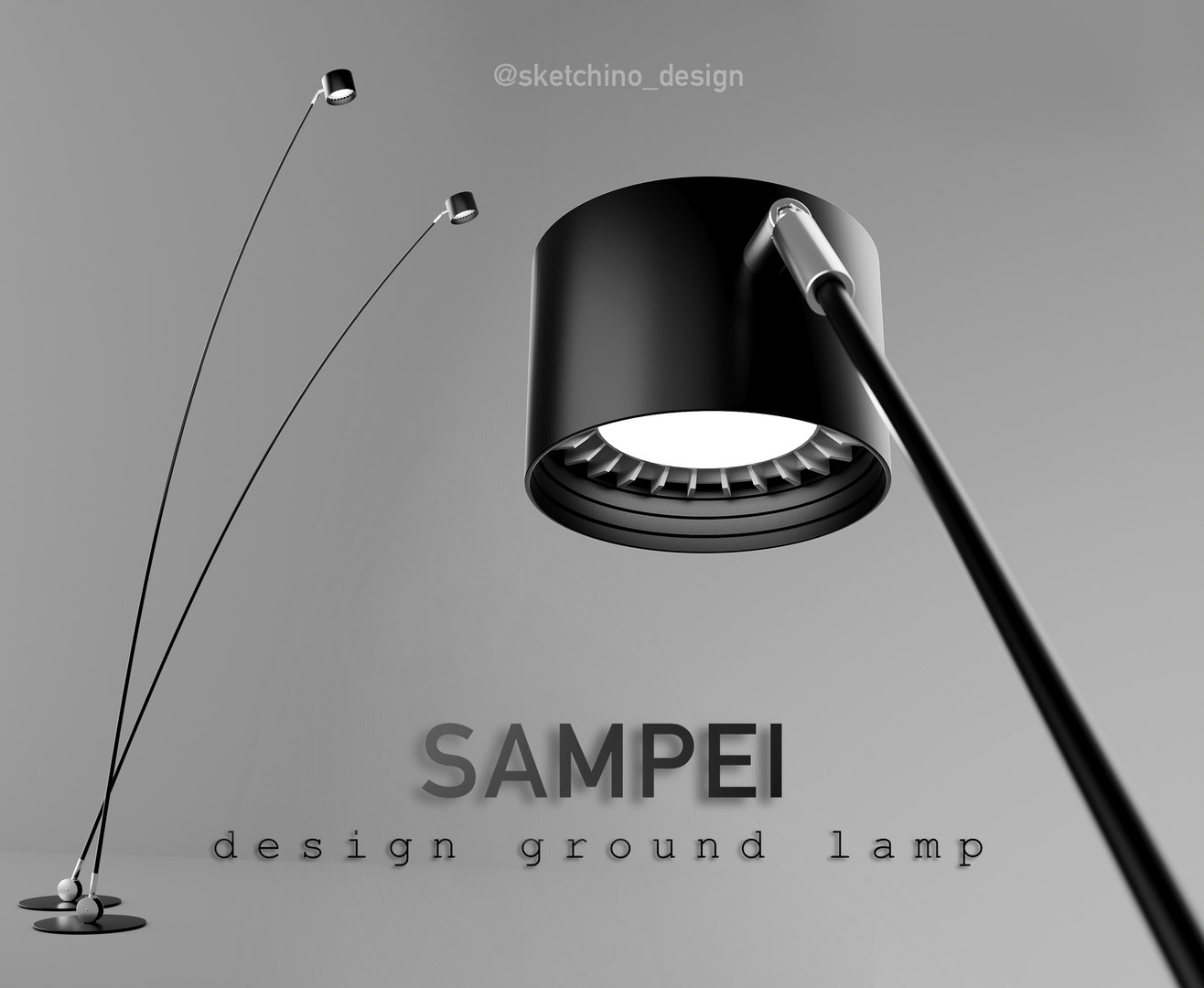 Sampei Floor Lamp Davide Groppi 3D - TurboSquid 2226428