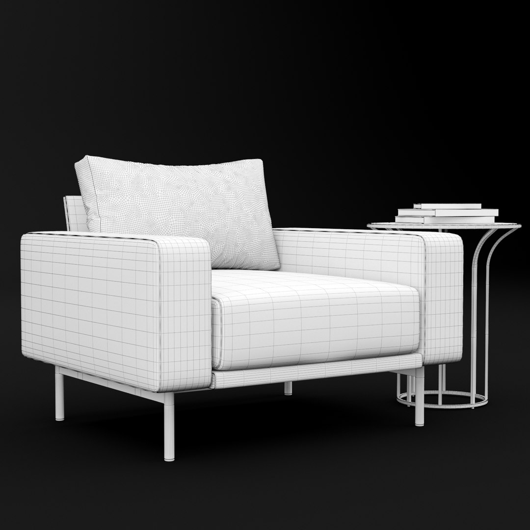 Chair table design model - TurboSquid 1523473