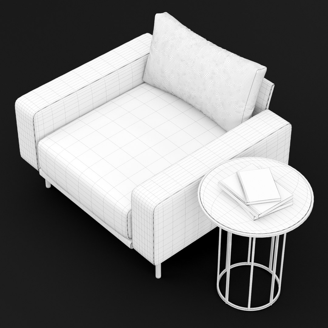 Chair table design model - TurboSquid 1523473