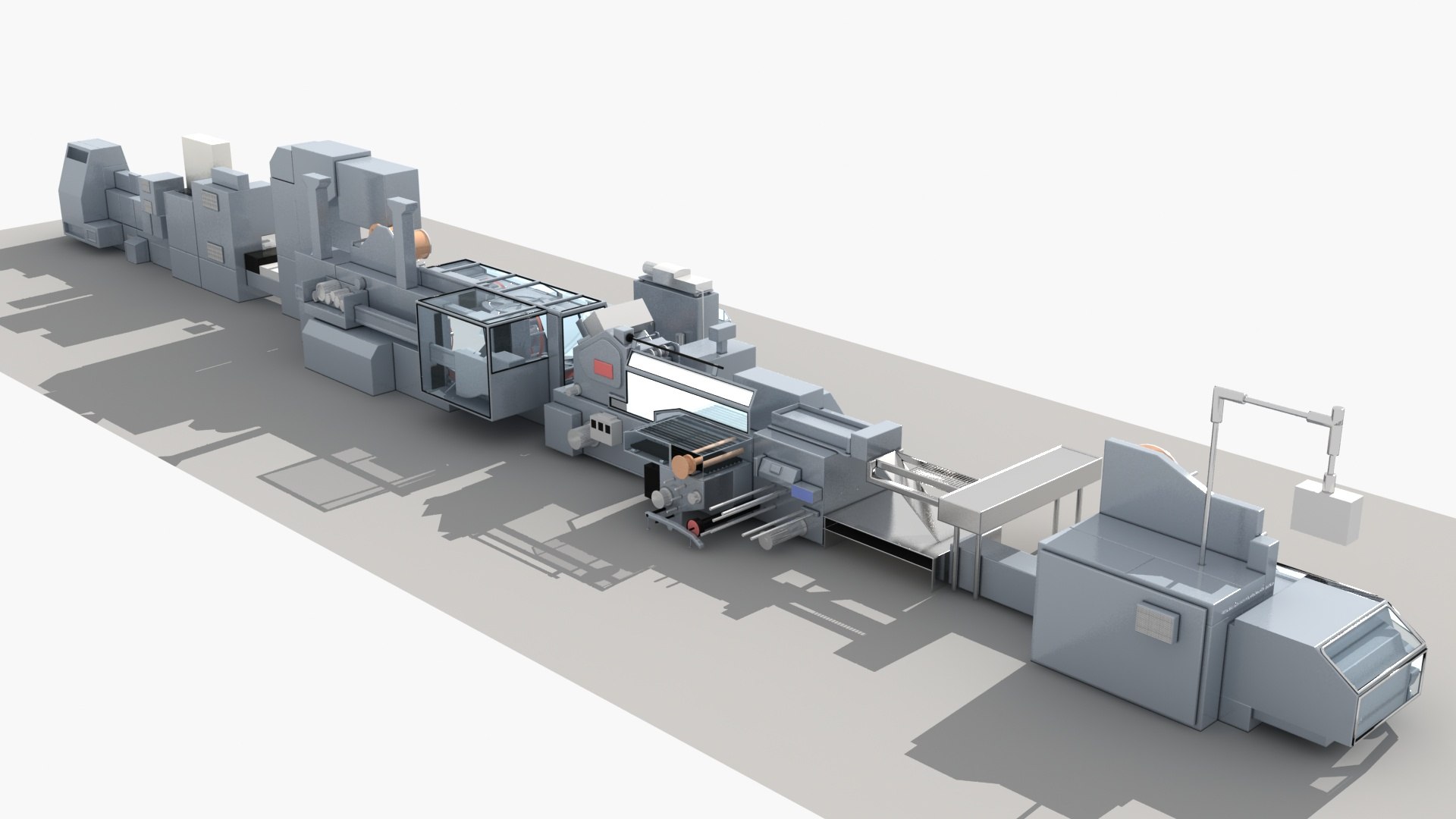 3D Model Production Line 02 - TurboSquid 1904684
