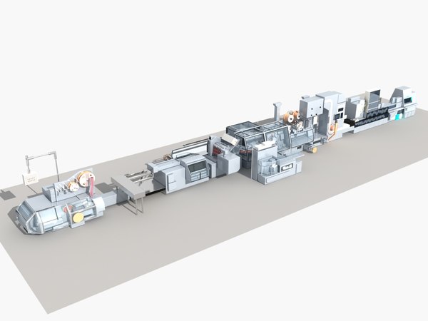 Production line 02 3D 모델 - TurboSquid 1904684