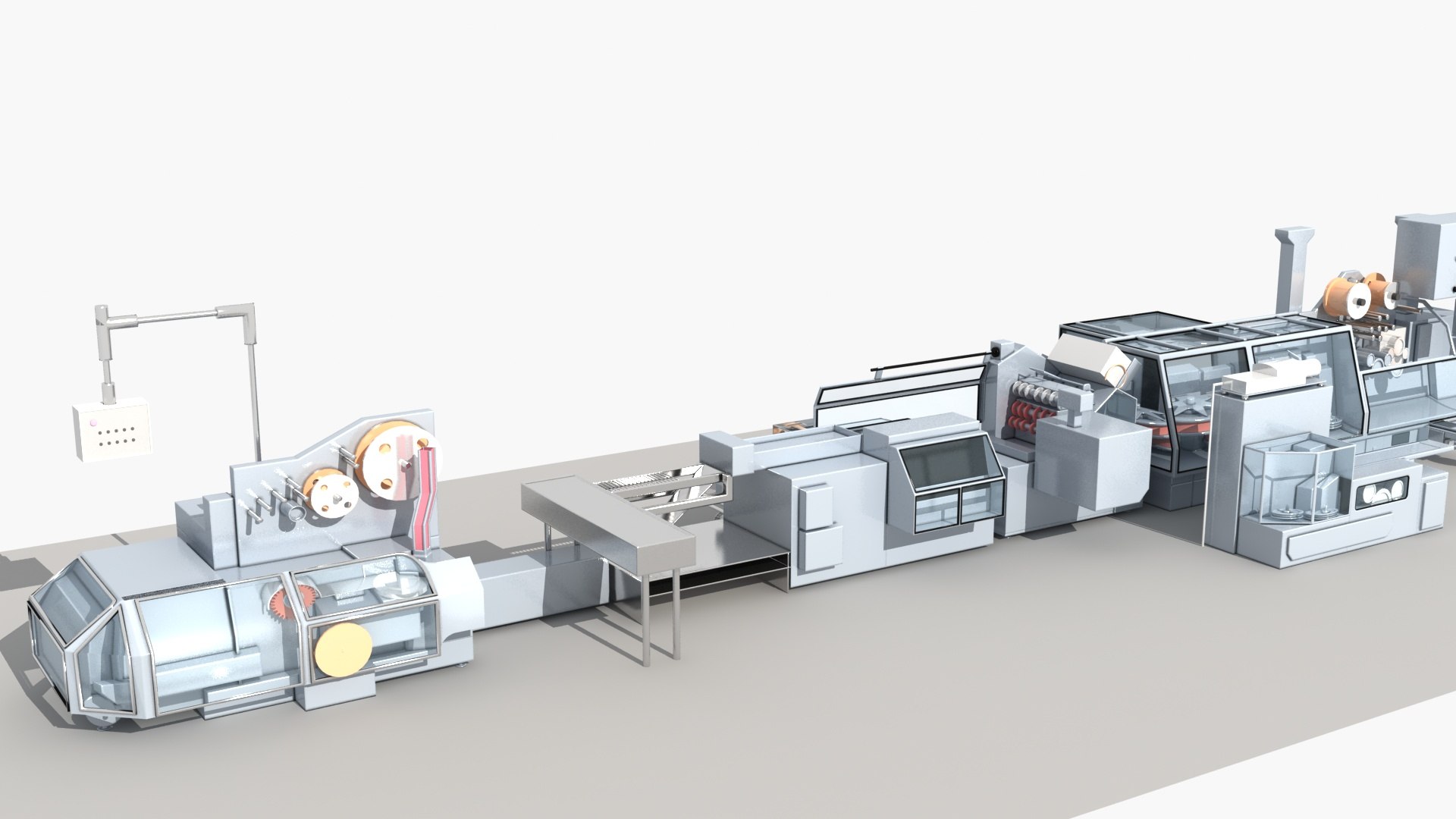 3D Model Production Line 02 - TurboSquid 1904684
