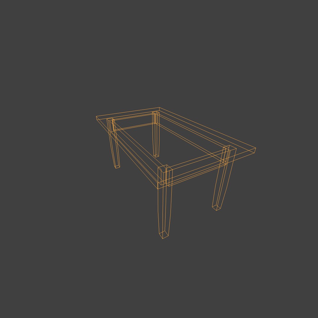 3dsmax table wooden
