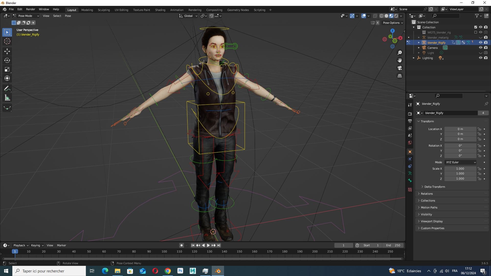 3D Realistic Female Adventurer 3D Model With Detailed Textures Model ...