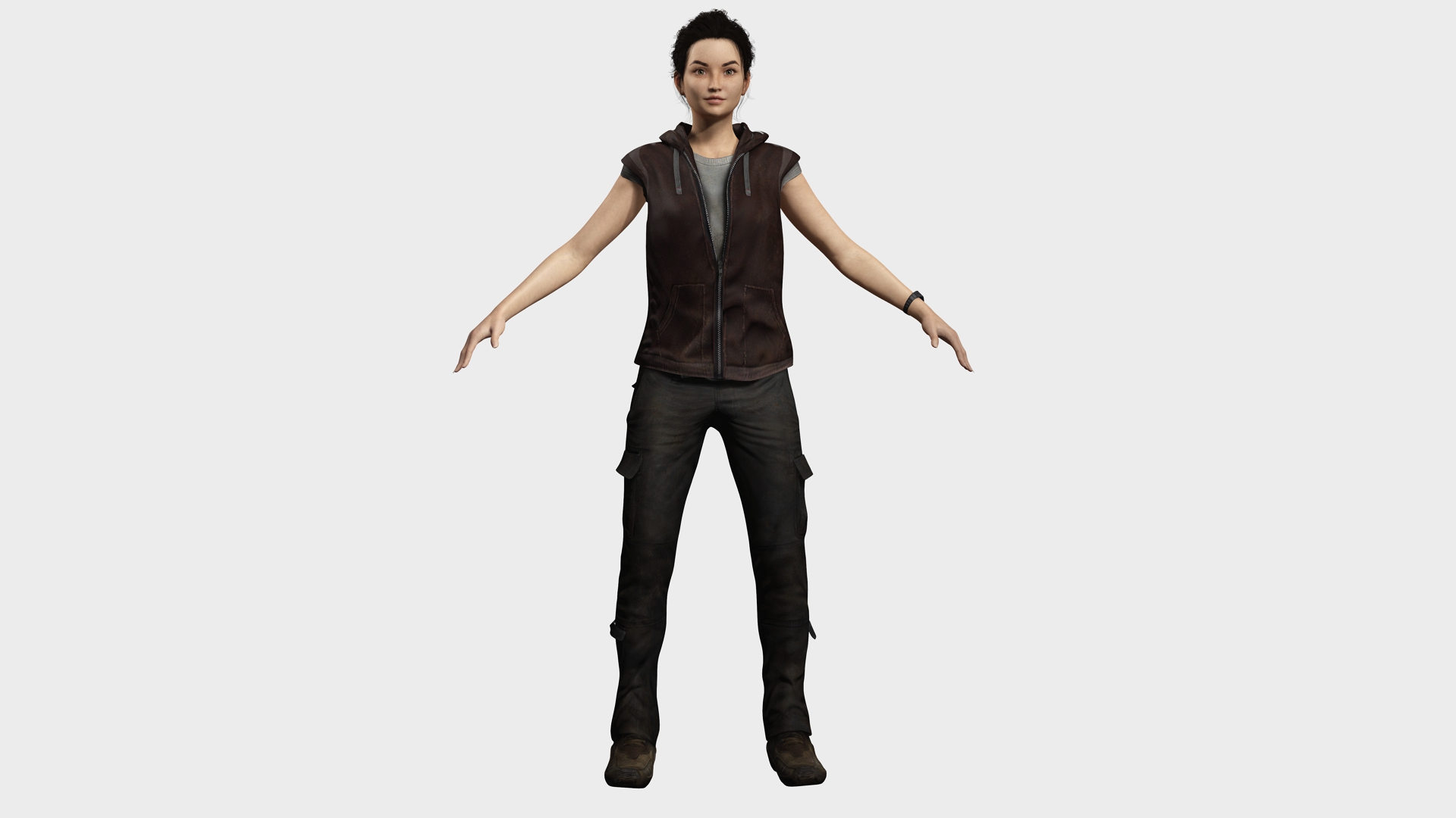 3D Realistic Female Adventurer 3D Model With Detailed Textures Model ...