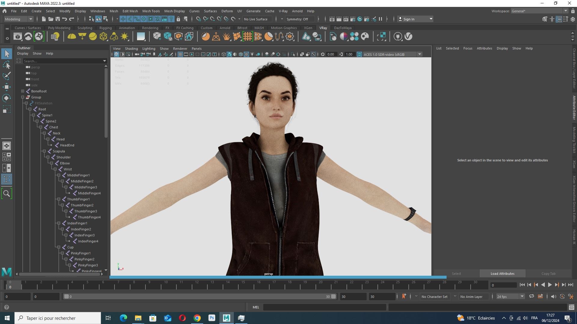 3D Realistic Female Adventurer 3D Model With Detailed Textures Model ...